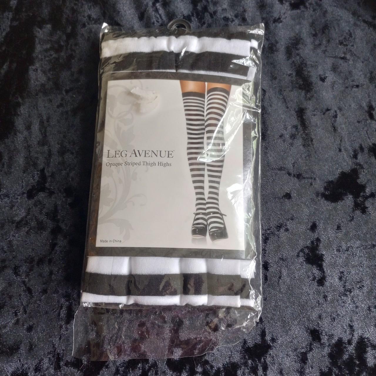 New leg avenue stripped thigh highs. #stockings... - Depop