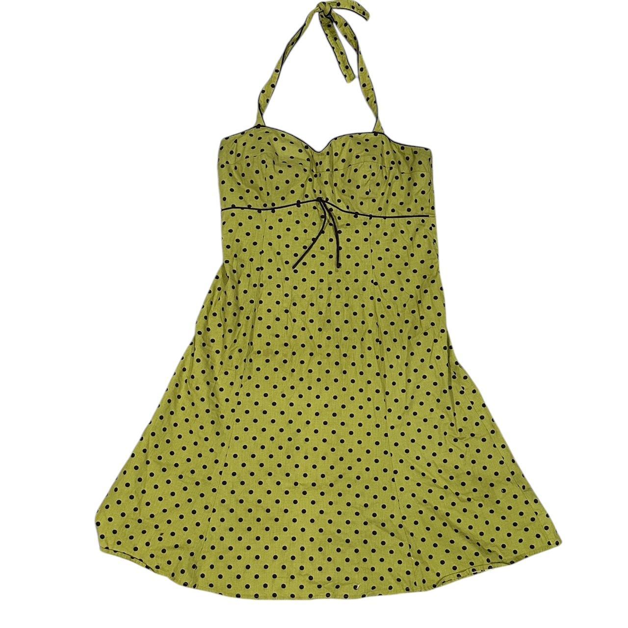 woman vintage polka dot dress size xl #mod #50s... - Depop