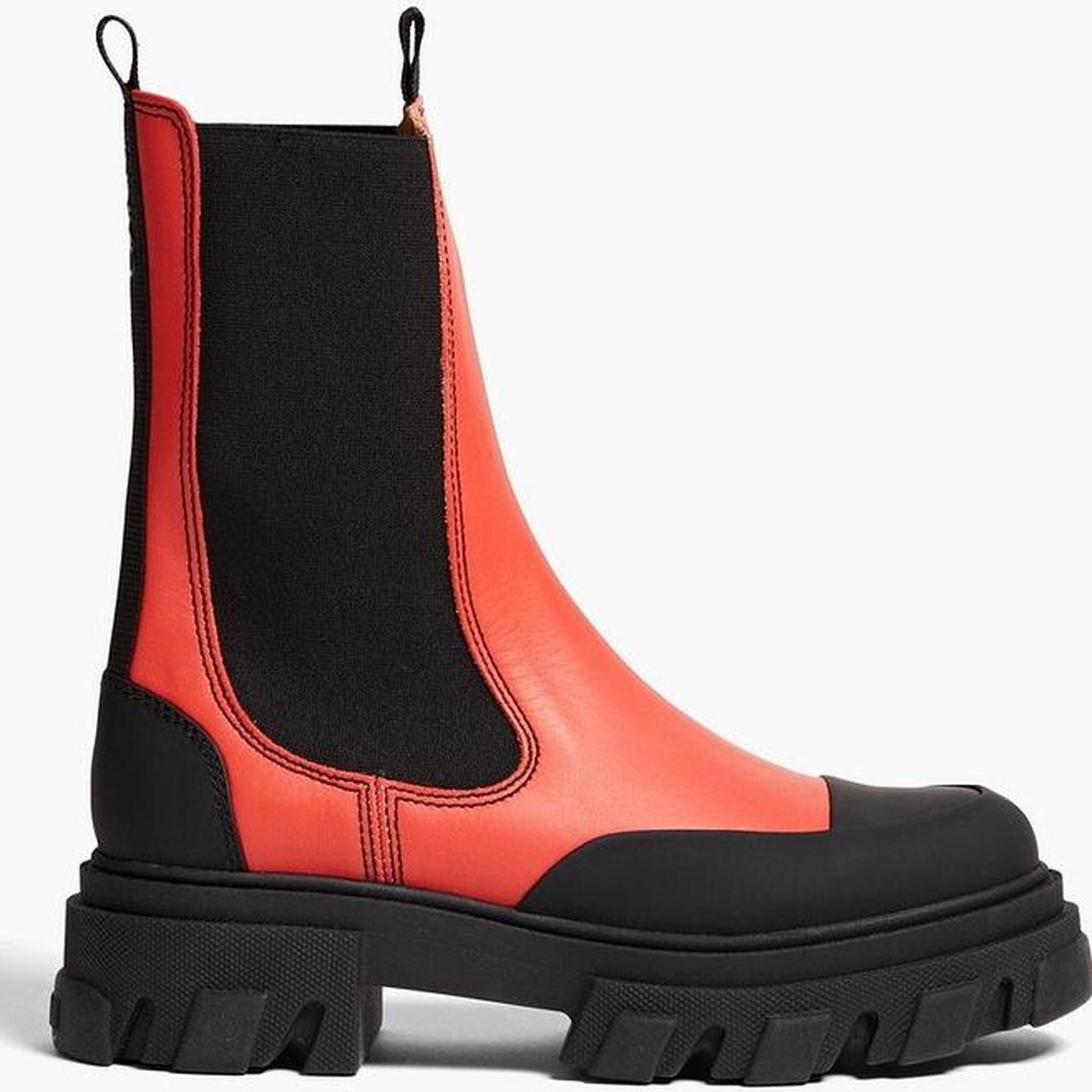 Ganni boots I love them but they’re big on me :(... - Depop