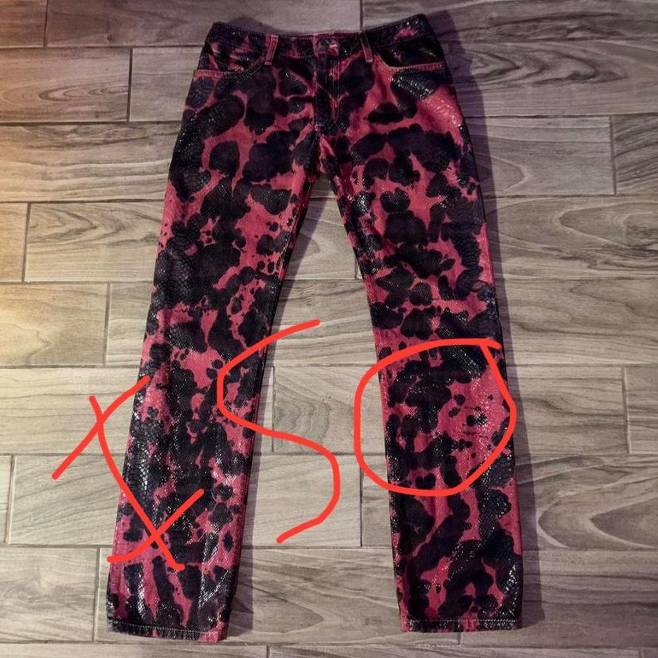 HIT ME UP IF U GOT THESE MIAMI SNAKESKIN ROBIN JEANS... - Depop