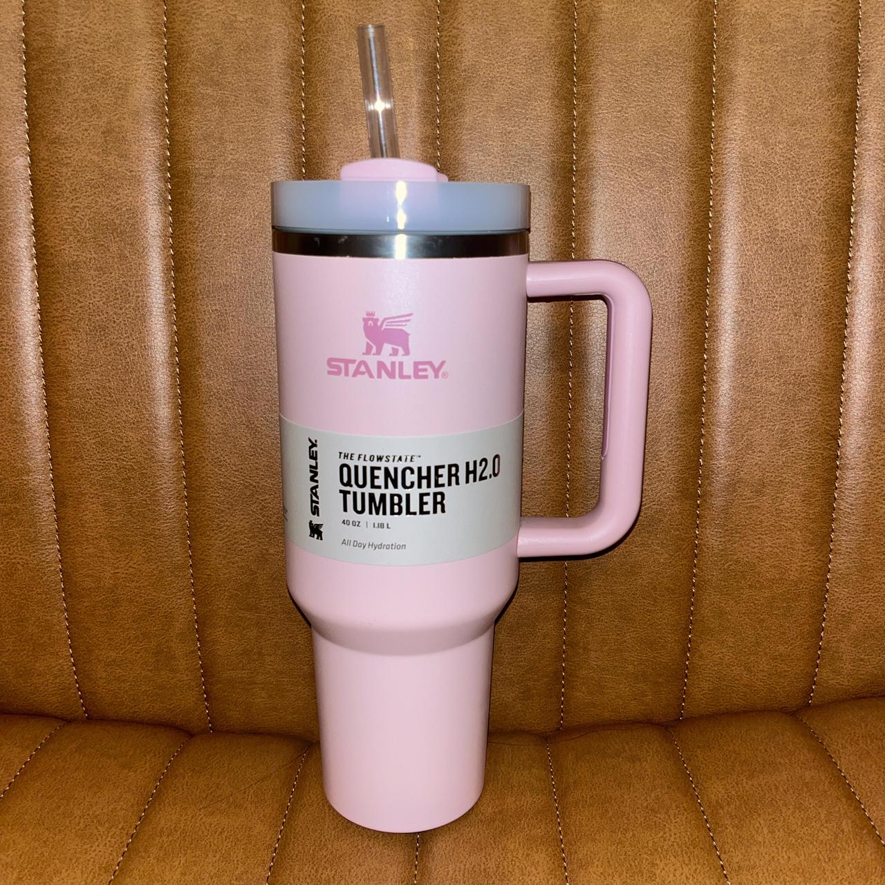 Pink Stanley Quencher H2.0 Tumbler 40oz #Stanley - Depop