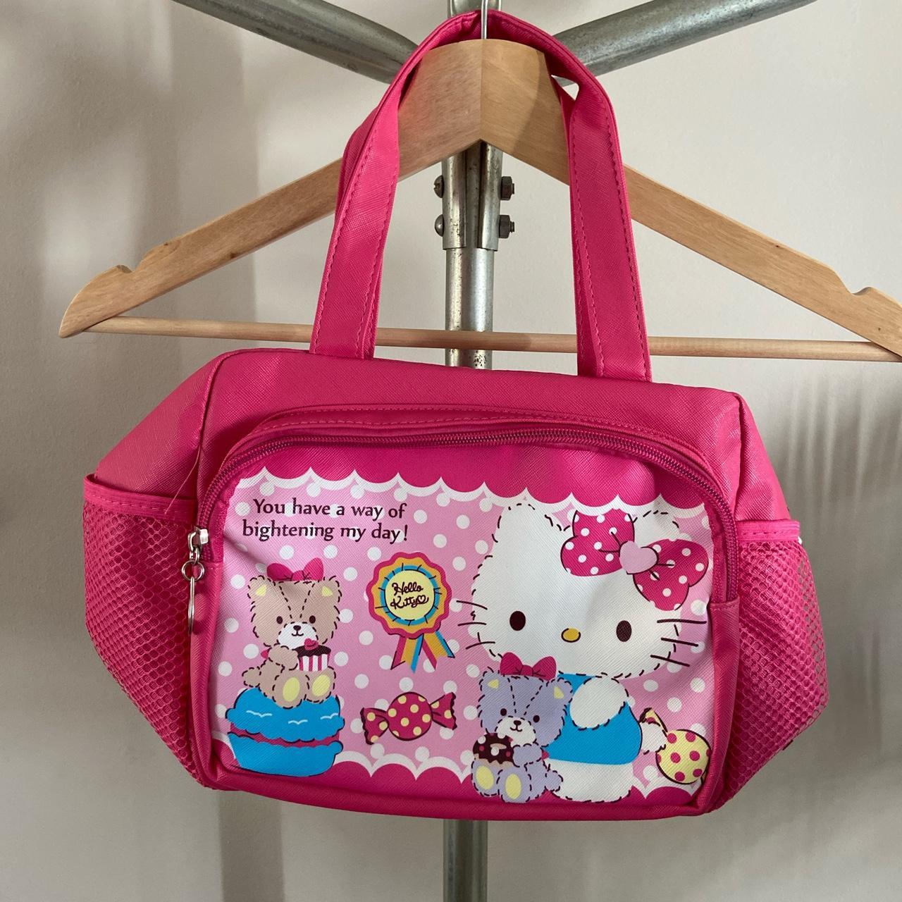 Super cute Hello Kitty back with 2 zipper packets... - Depop