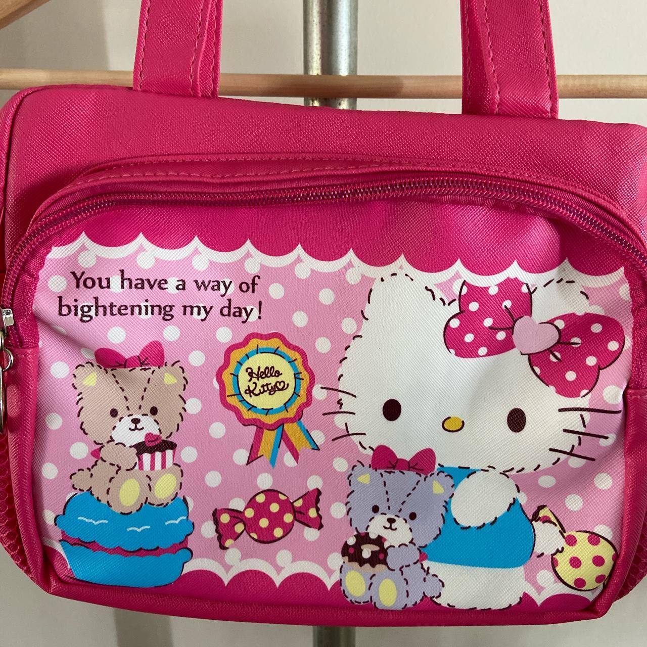 Super cute Hello Kitty back with 2 zipper packets... - Depop