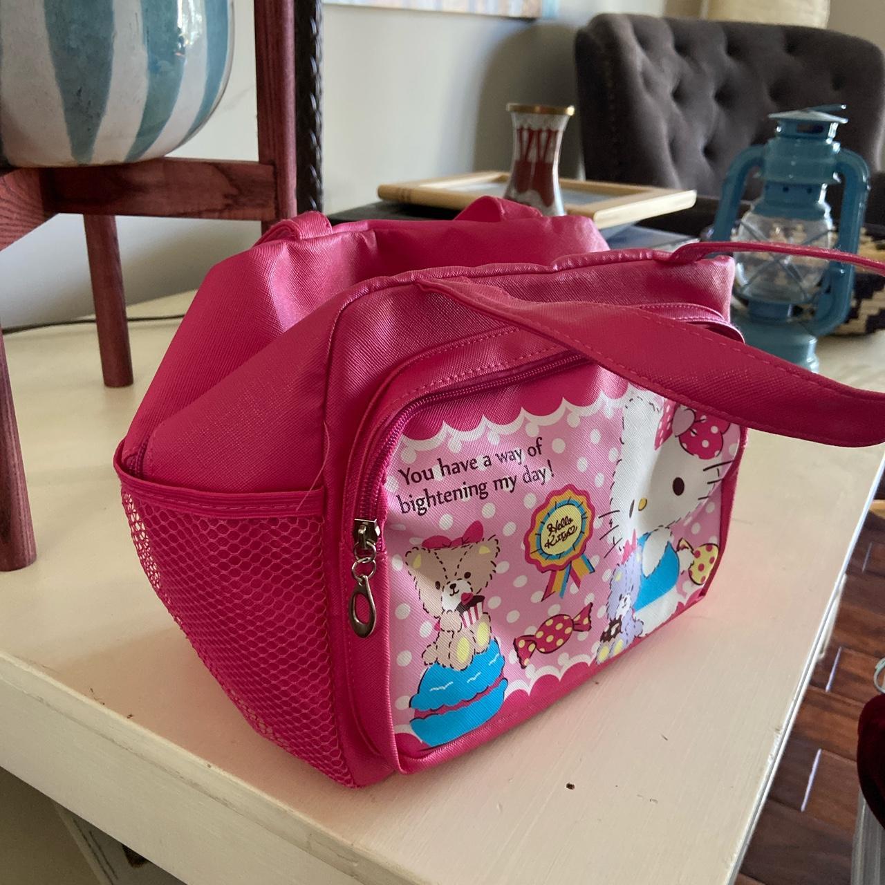 Super cute Hello Kitty back with 2 zipper packets... - Depop