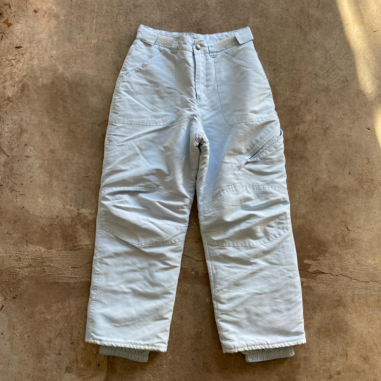 Y2K Cherokee brand baby blue snow pants / snowboard... - Depop