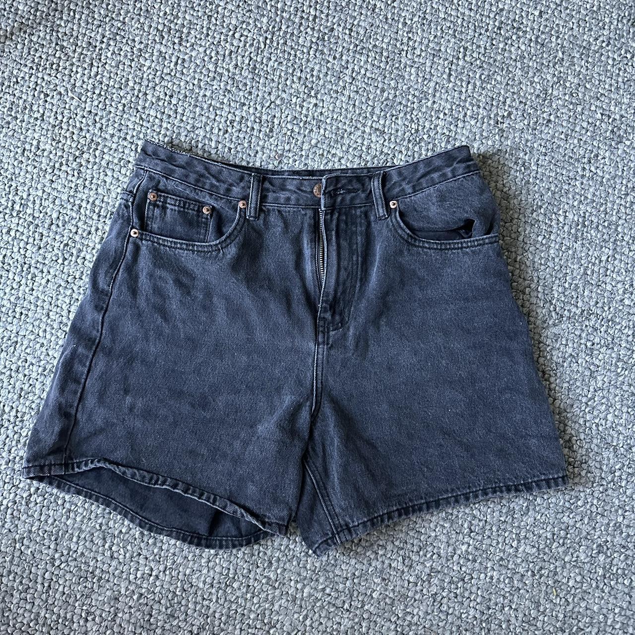 womens black jorts from brand insight 🤍 - Depop