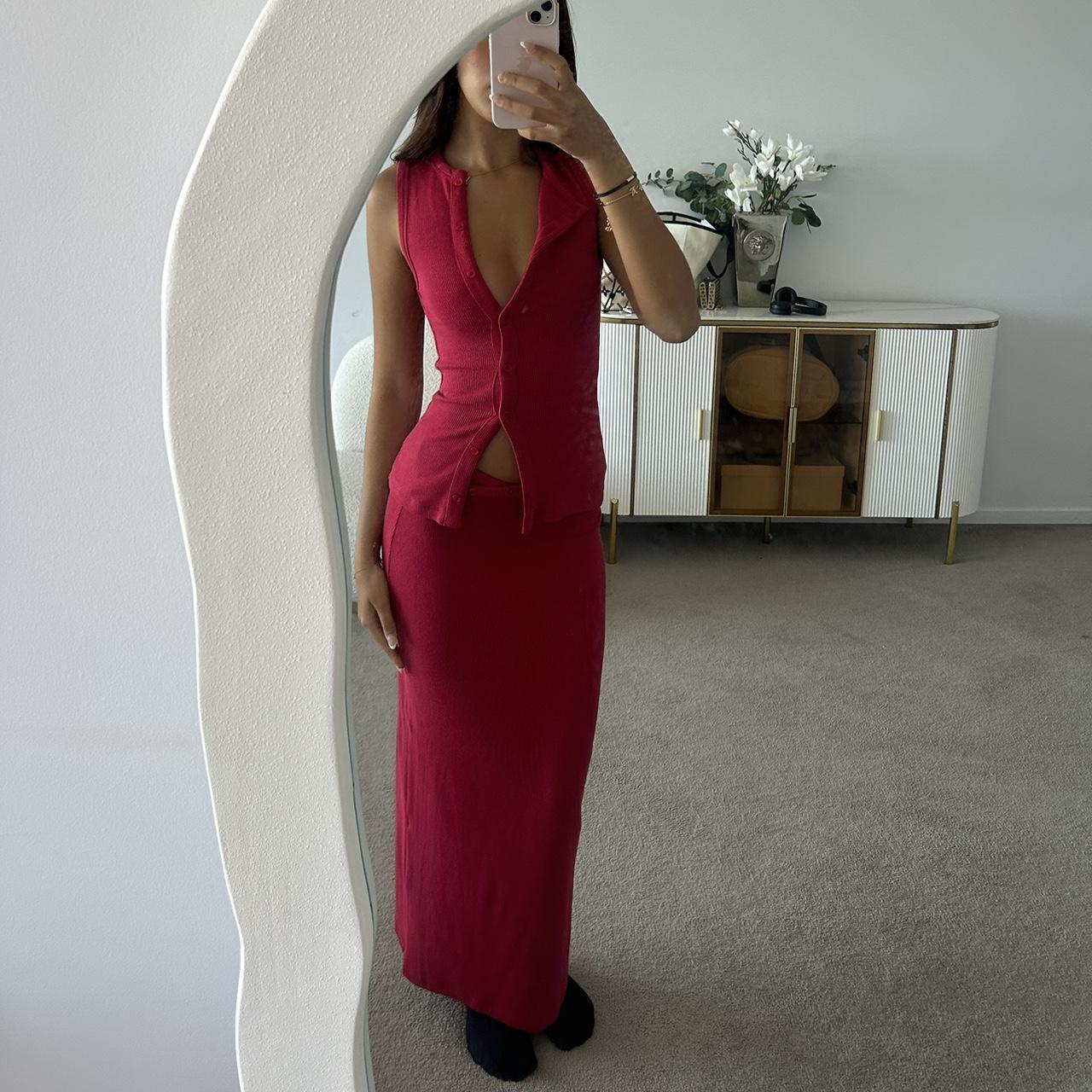 kookai red set the most stunning set perfect for... - Depop