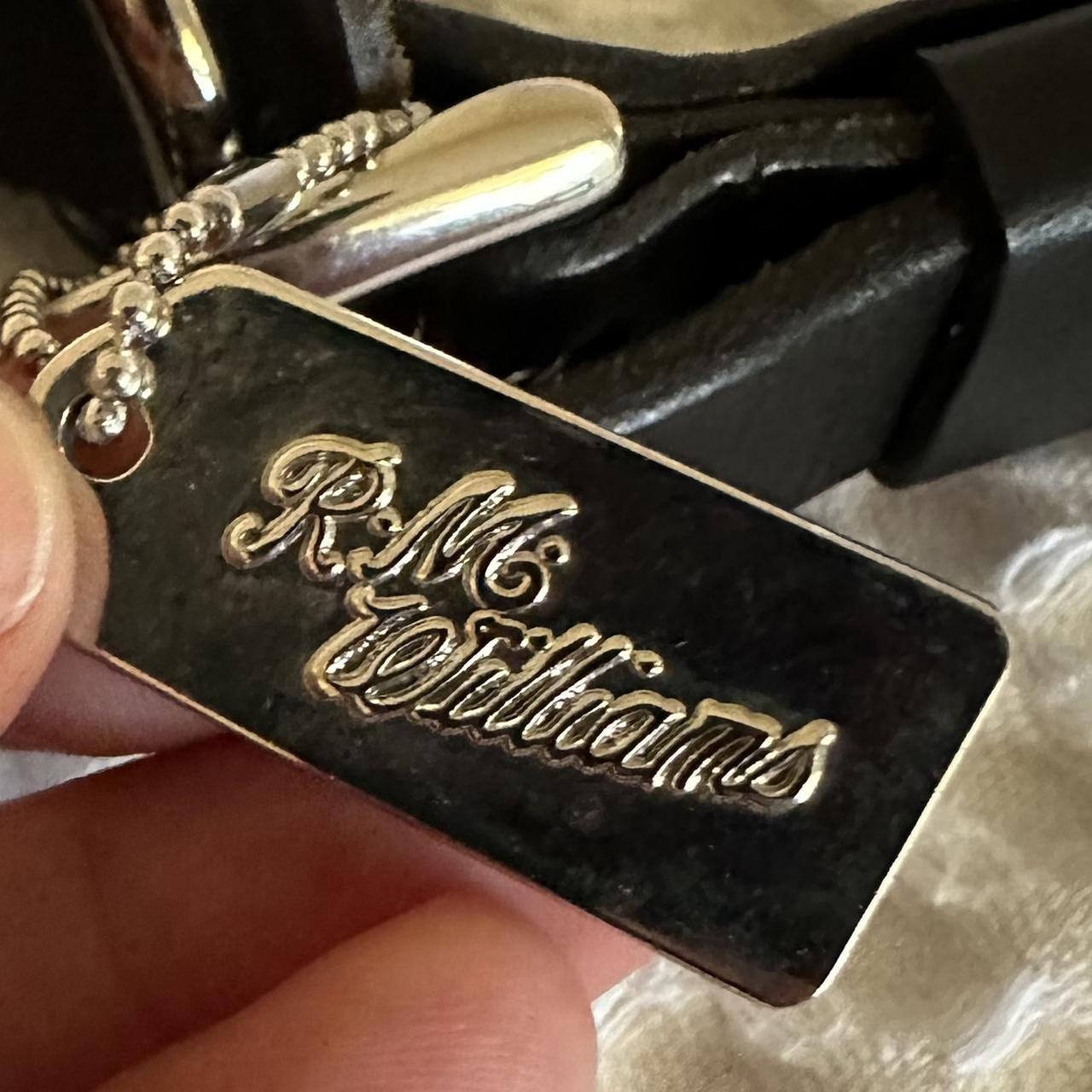 RM Williams Leather belt, made in Australia Silver... - Depop