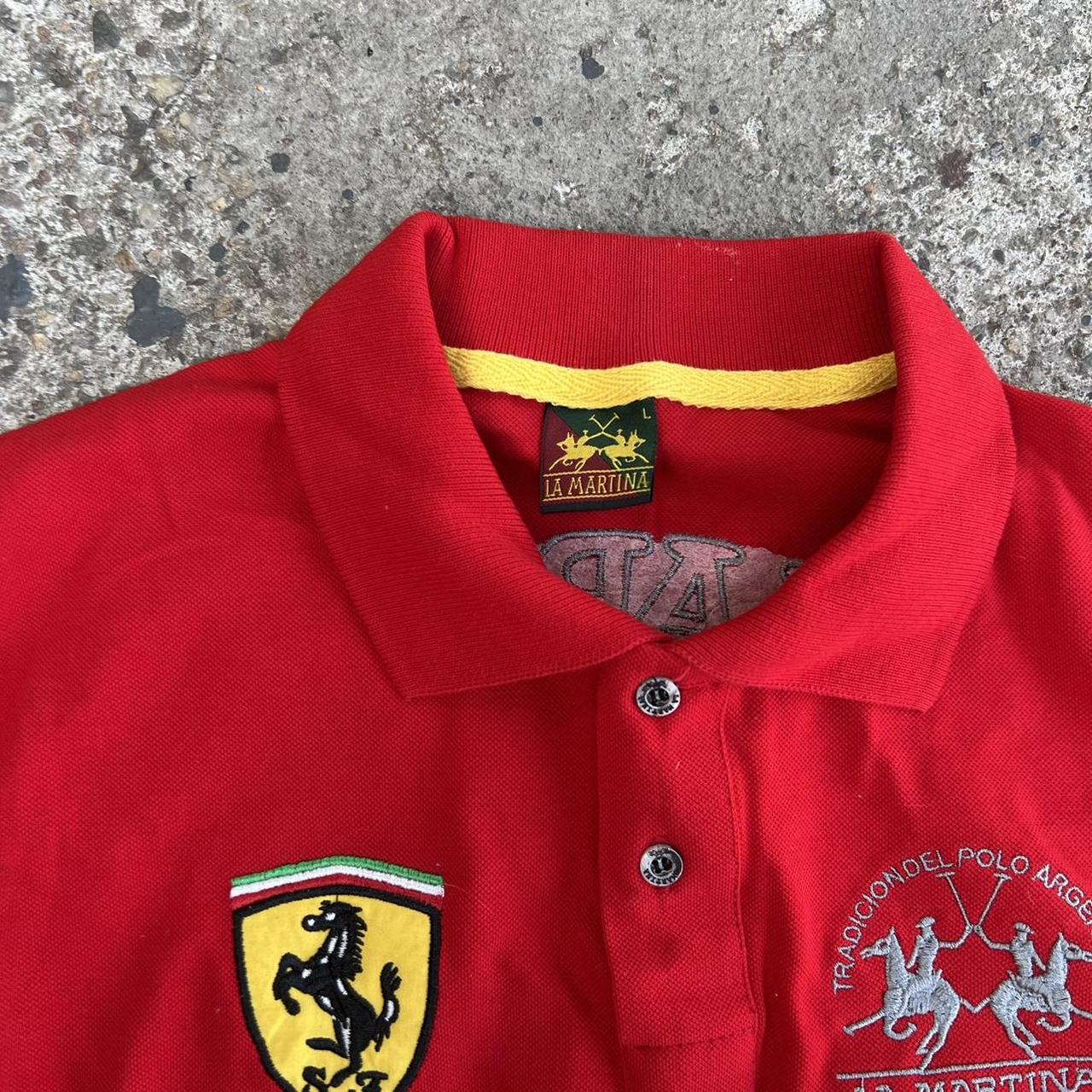 Ferrari Polo Shirt Red Racing f1 Item is in good... - Depop