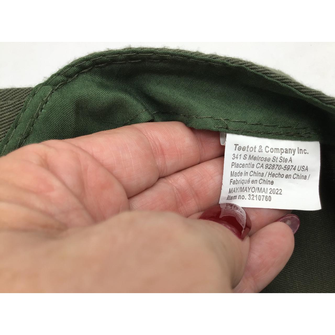 Teetot Military Style Ball Cap With Dark USA... - Depop