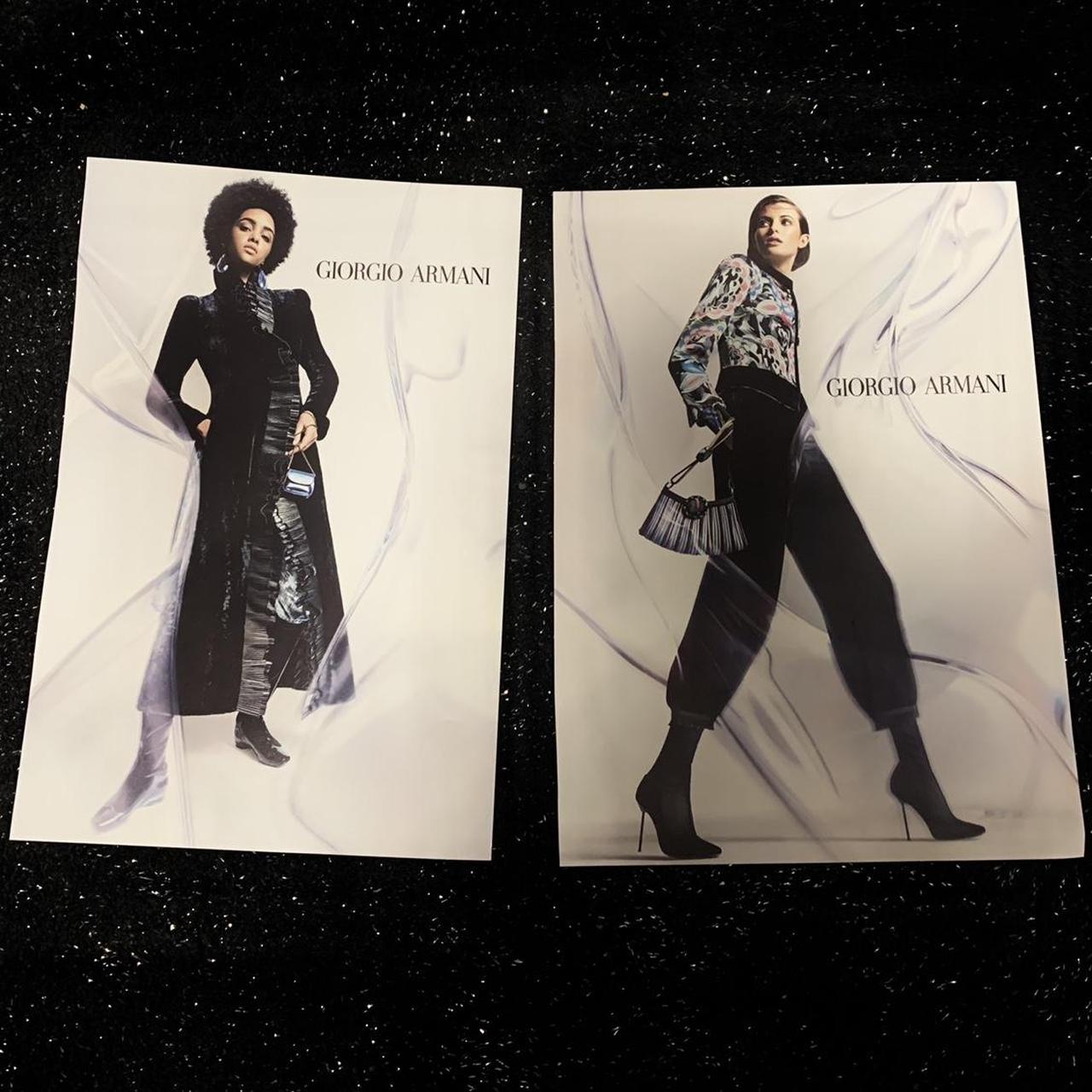 GIORGIO ARMANI magazine prints Perfect for wall... - Depop