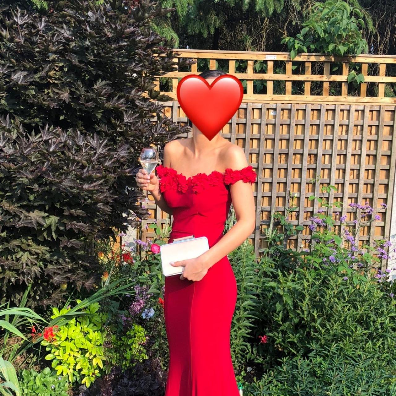 Red prom dress Condition: perfect Worn once Size... - Depop
