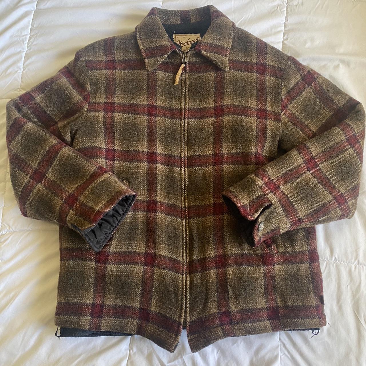Rare Vintage Woolrich Work Jacket Heavy Duty Great... - Depop