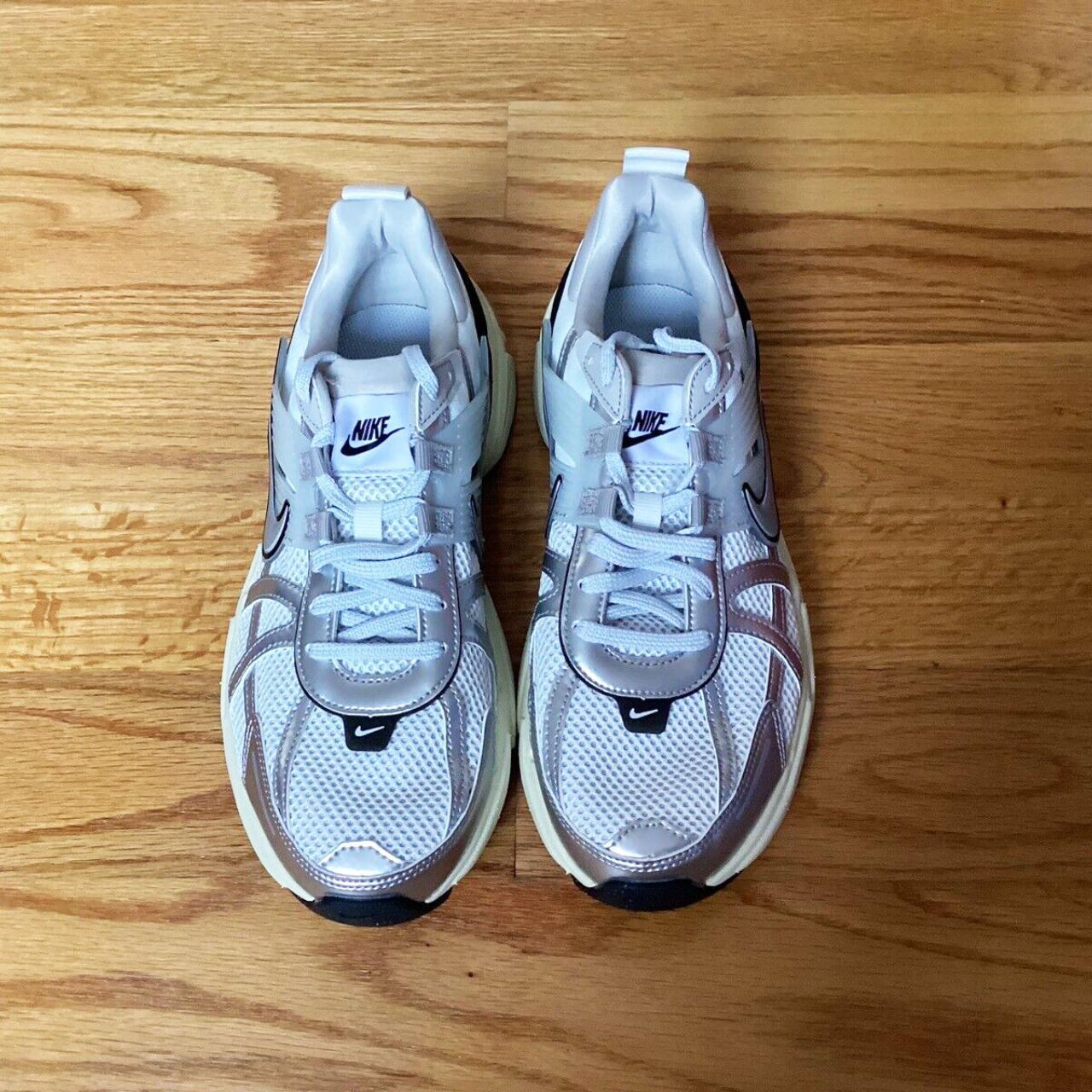 Nike V2K Run Summit White Metallic Silver Women's... - Depop