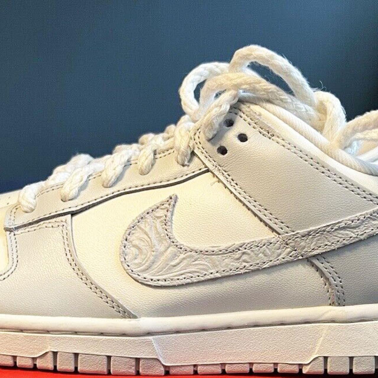 Nike Dunk Low Needlework Sail Aura Women's Size US... - Depop