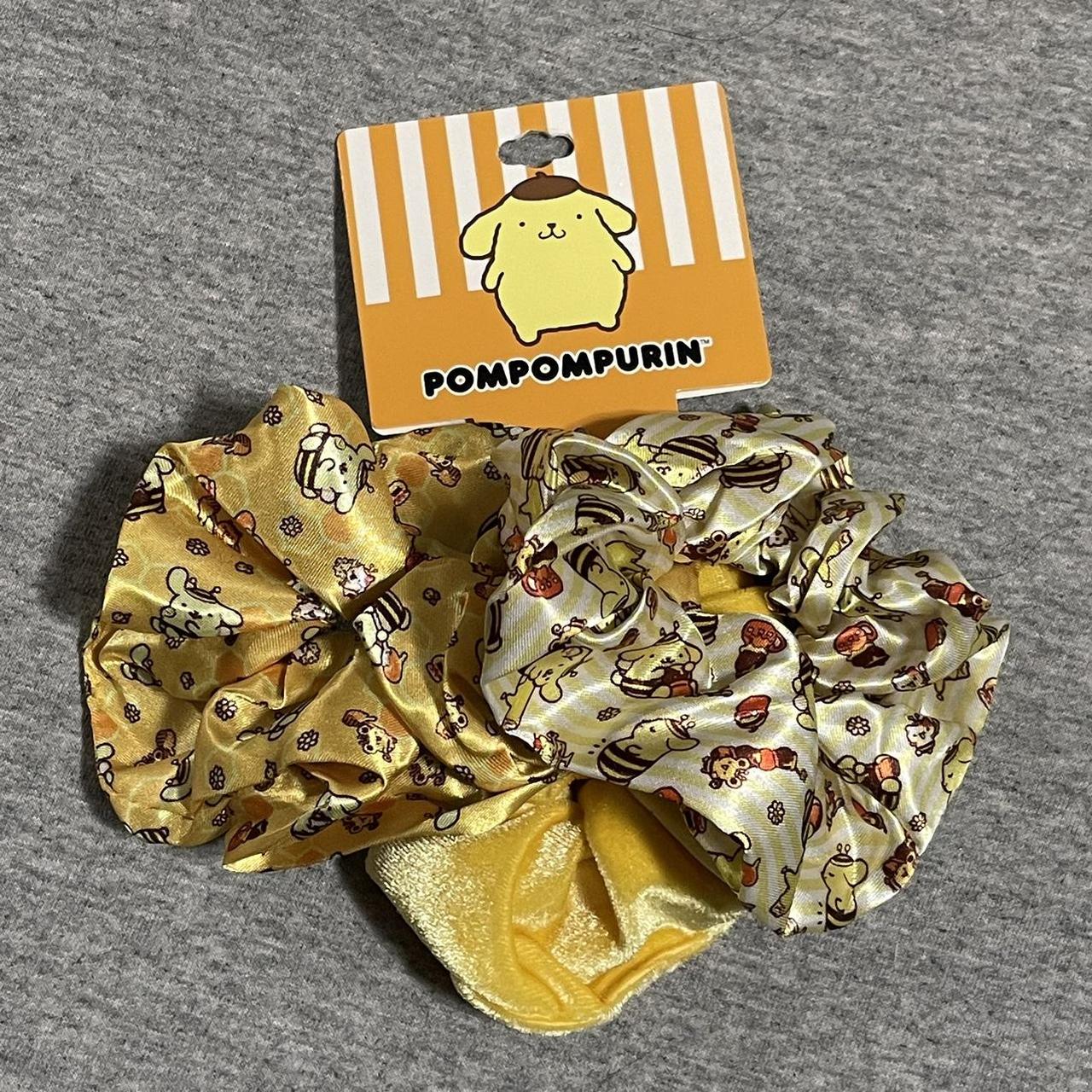 pompompurin hair scrunchies completely brand new!... - Depop