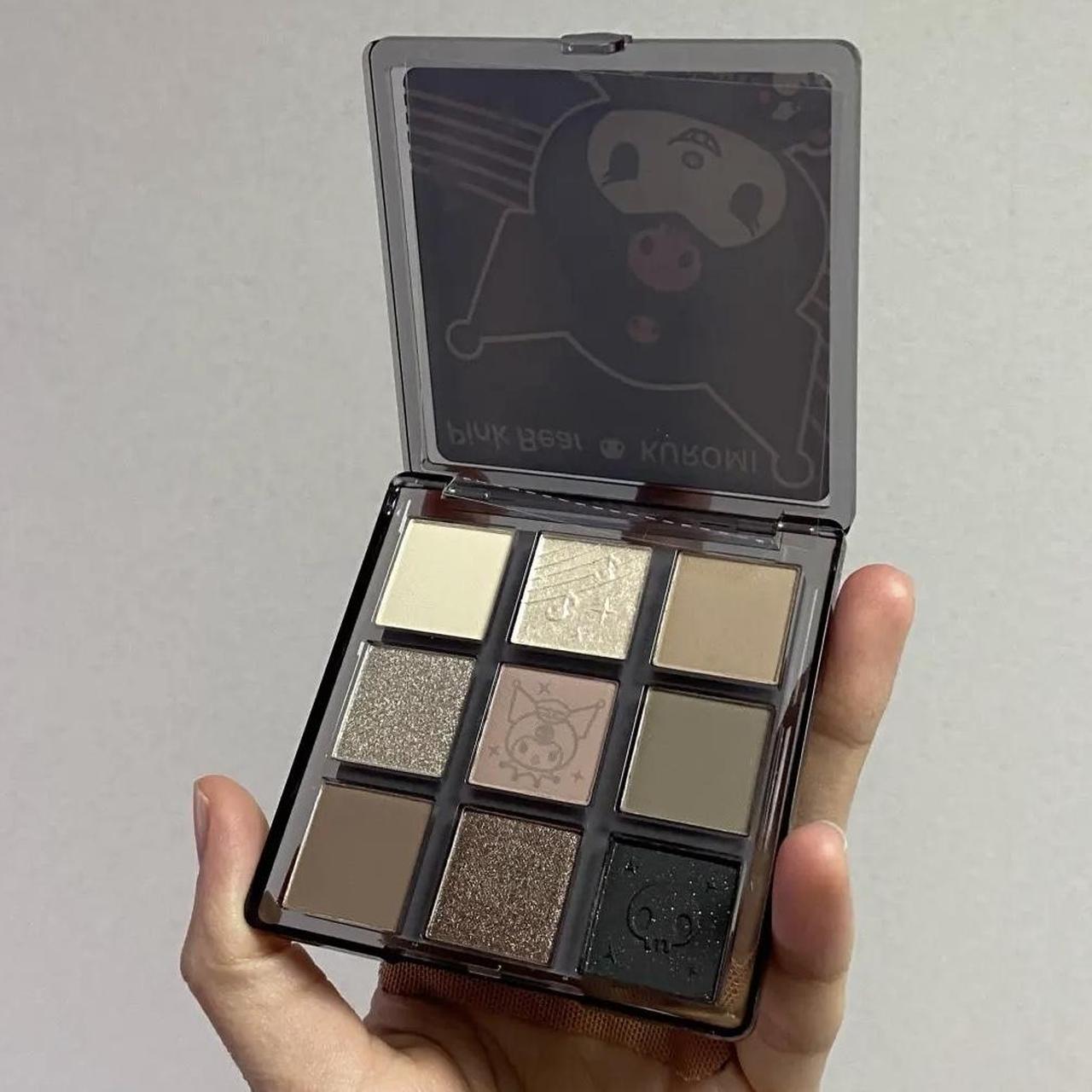 kuromi eyeshadow palette brand is pink bear.... - Depop