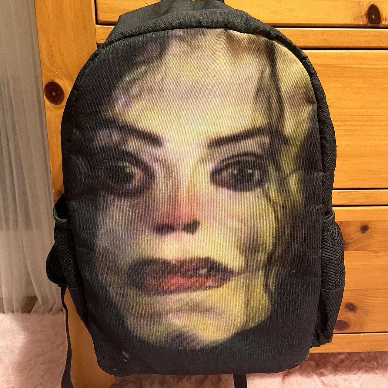 Genuinely terrifying Michael Jackson backpack not... - Depop