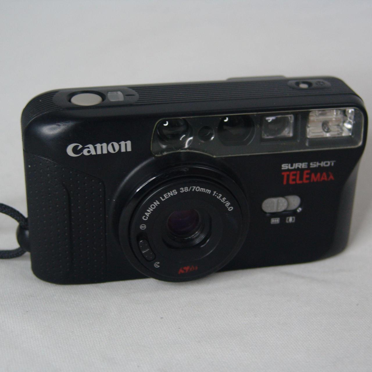 Vintage Canon Sure Shot Telemax 35mm Film Point &... - Depop