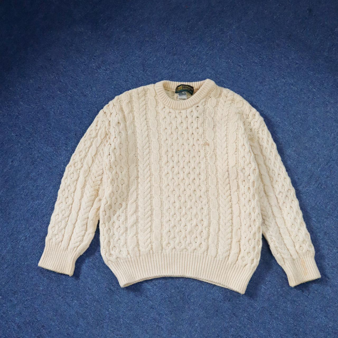 Description: Country Knit Wool Sweatshirt Size:... - Depop