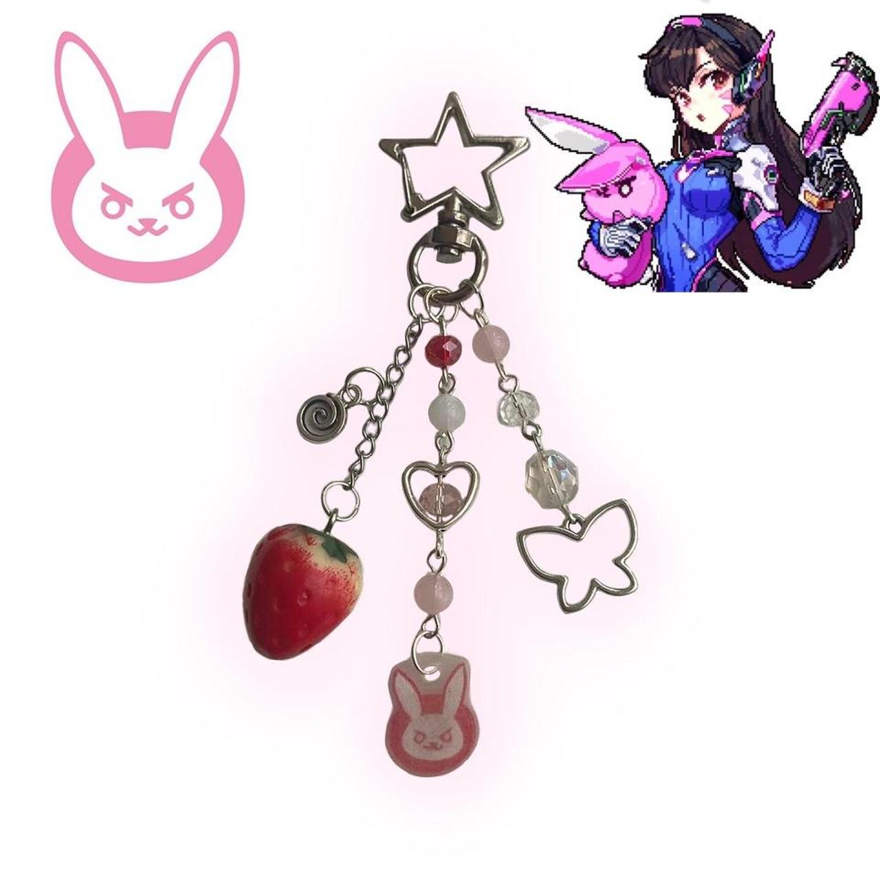 dva overwatch keychain - Depop