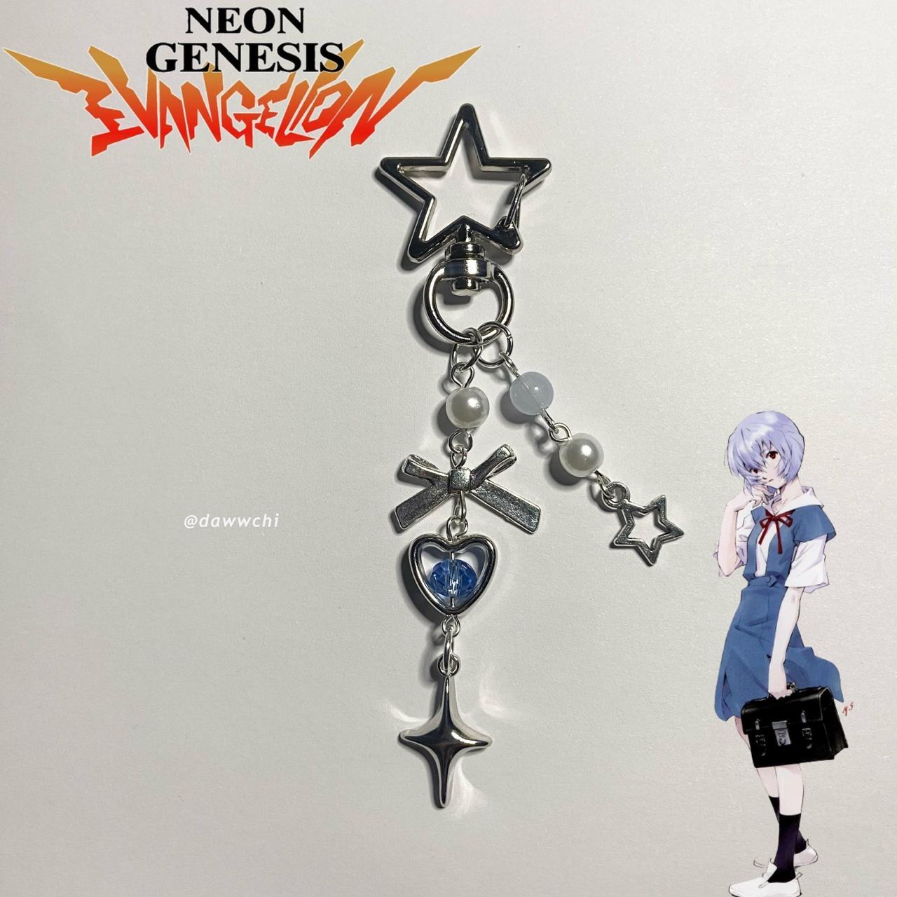 rei ayanami keychain evangelion - Depop
