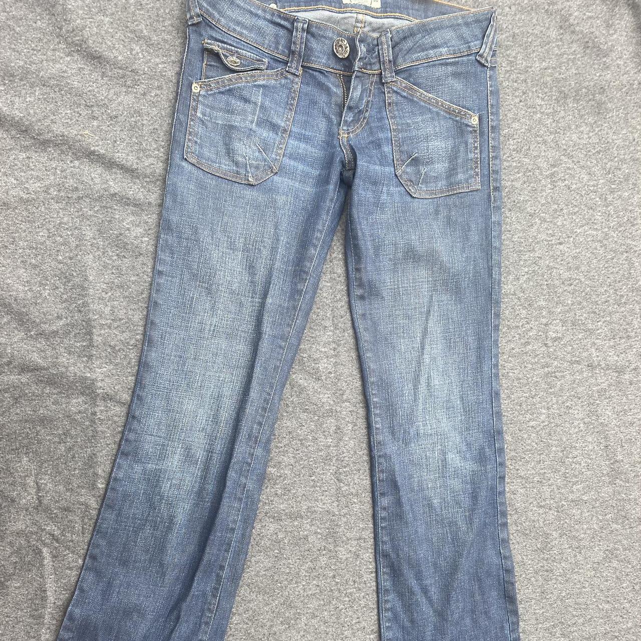 These gorgeous low waist y2k pocket jeans Labelled... - Depop
