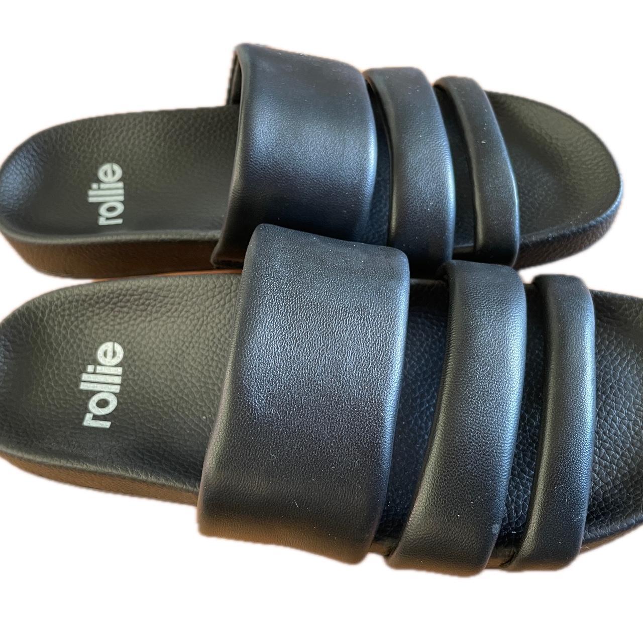Rollie Nation slides worn only once or twice... - Depop