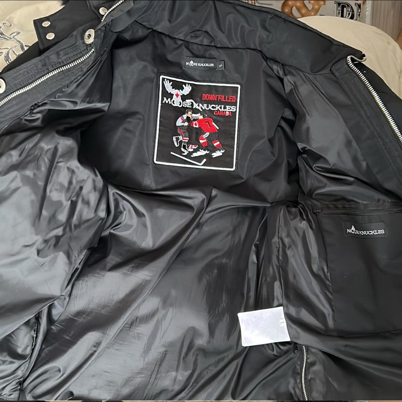 Moose knuckle coat, literally worn a handful of... - Depop