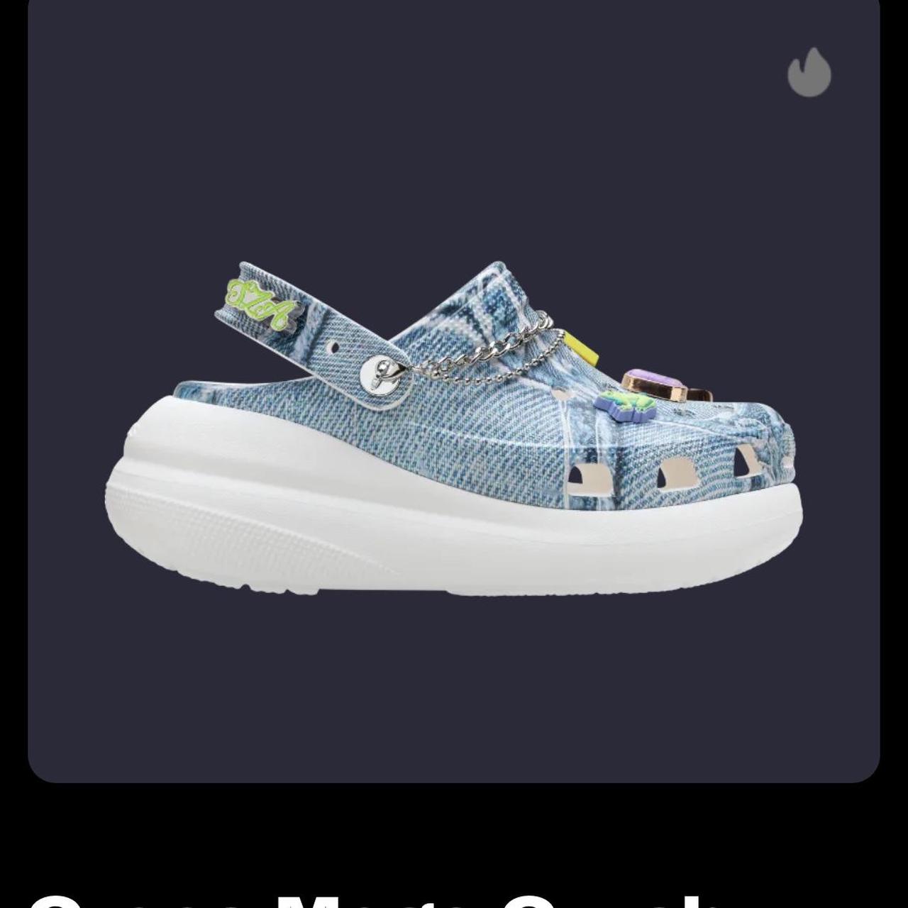 SZA x Crocs Crush Clog "Denim" (W) Release Date:... - Depop