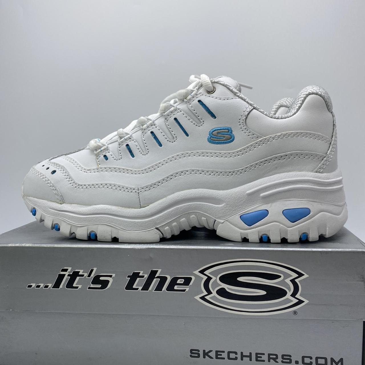 Vintage y2k 2000's skechers chunky platform sneakers... - Depop
