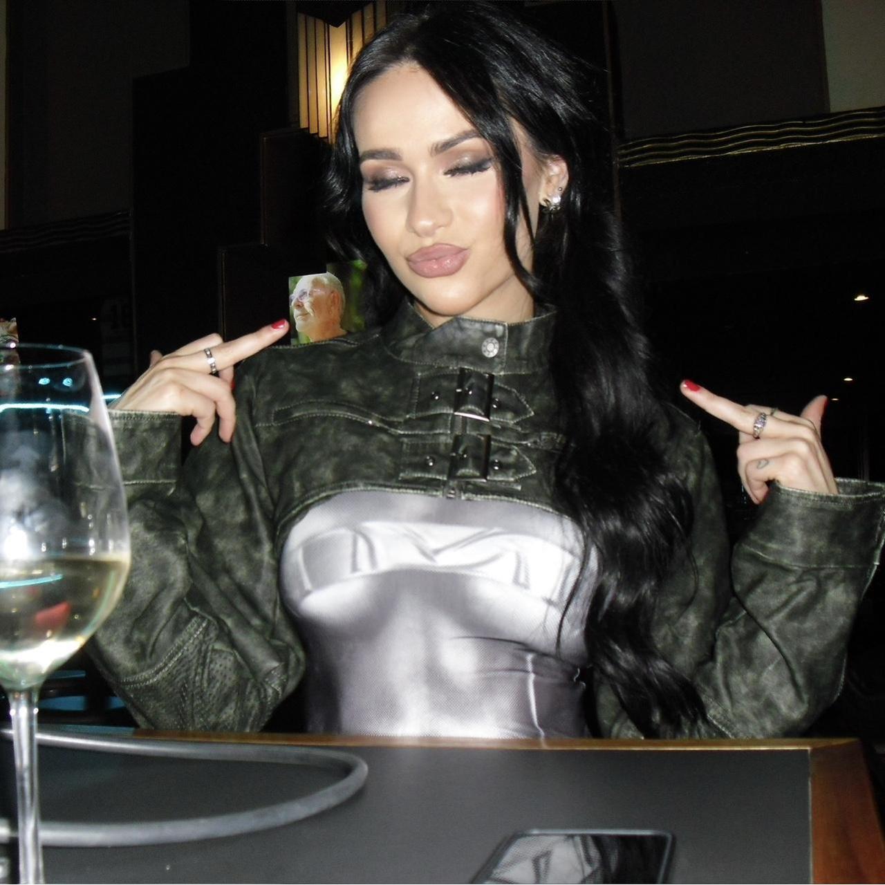 Jaded Ldn Assassin Ultra Cropped Jacket Size small... - Depop