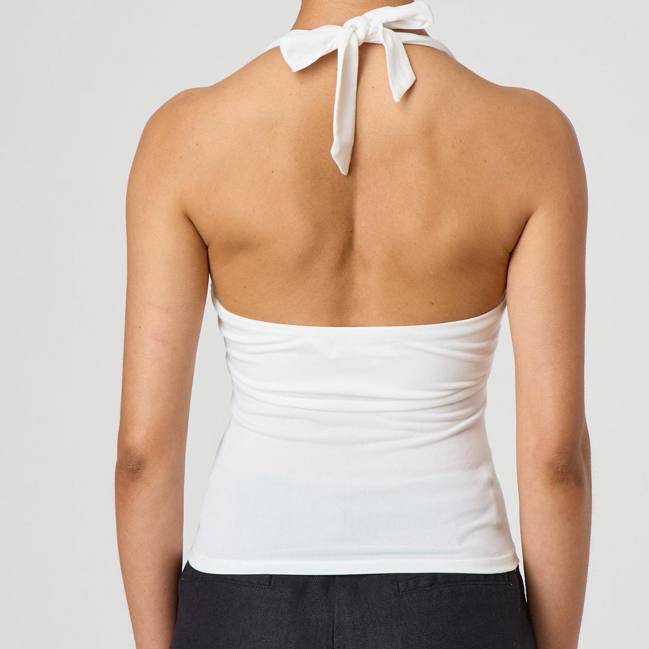 GLASSONS - ring halter neck top Size XS never worn - Depop