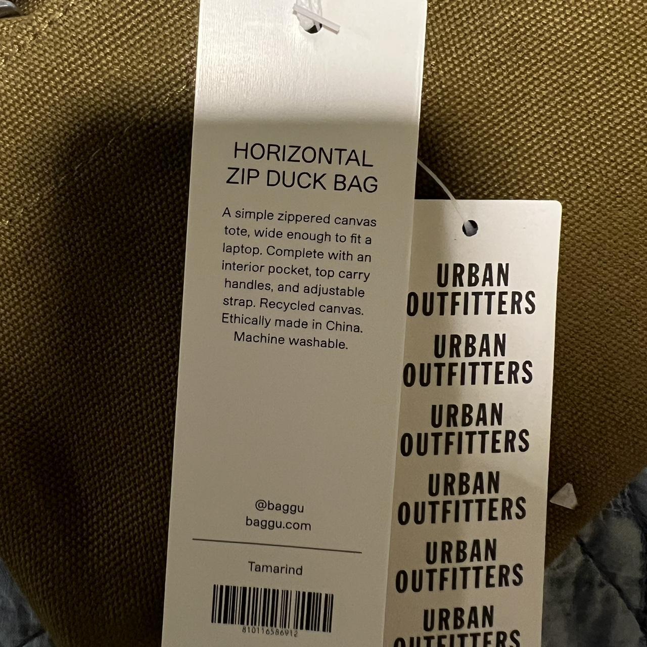 Baggy horizontal duck tote bag in cedar... - Depop