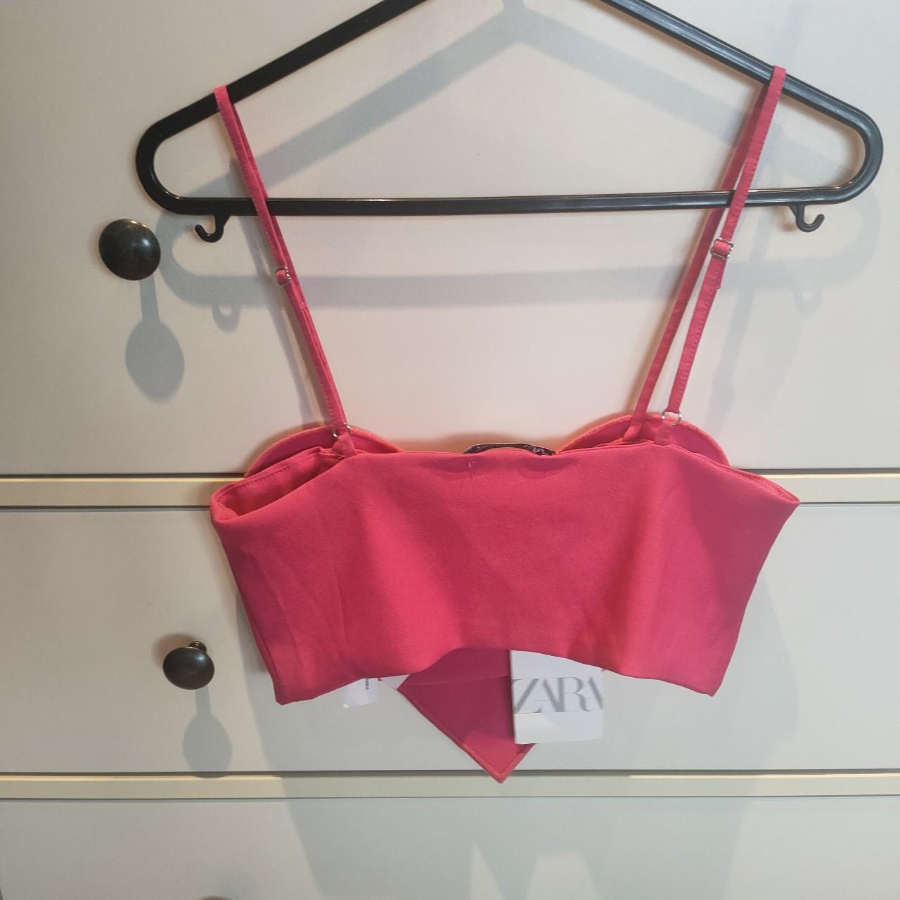 Zara heart crop top Brand new with tag | Depop