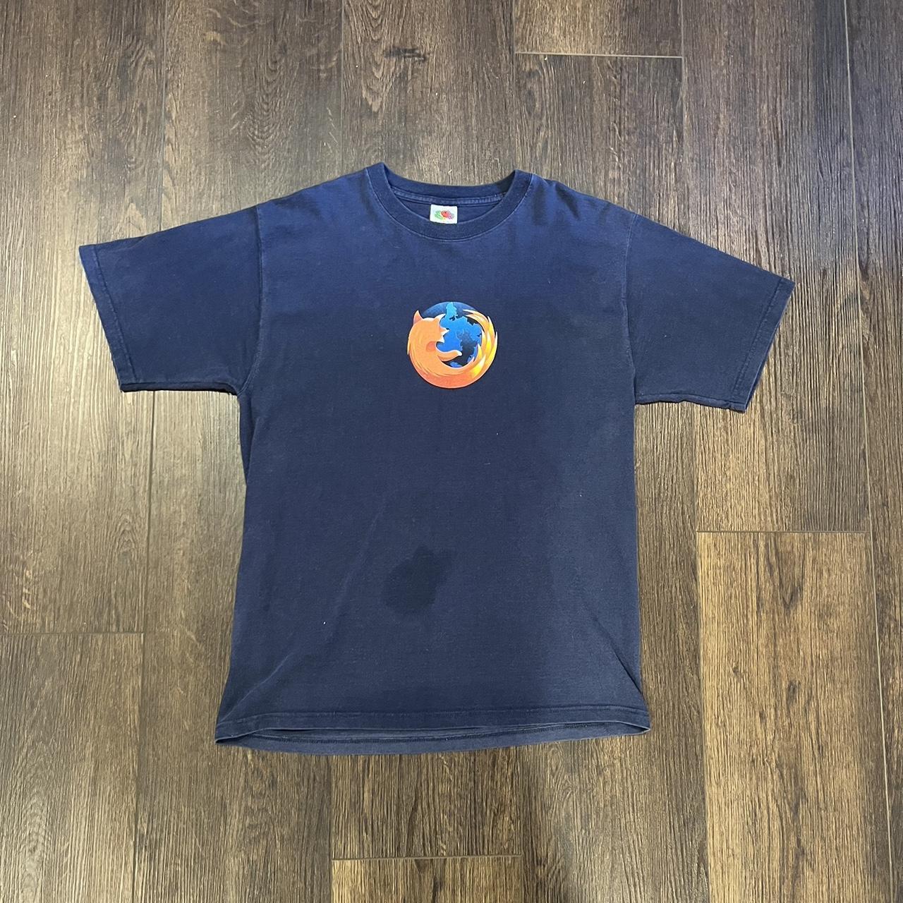 Vintage Firefox Tee Size large, good... - Depop