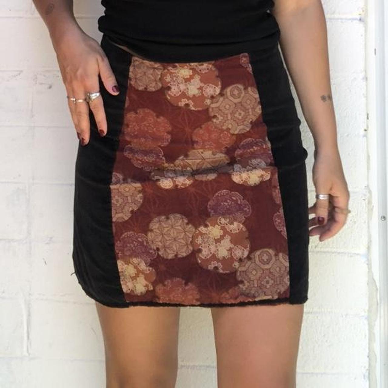 Super funky skirt I thrifted. Looks handmade but... - Depop