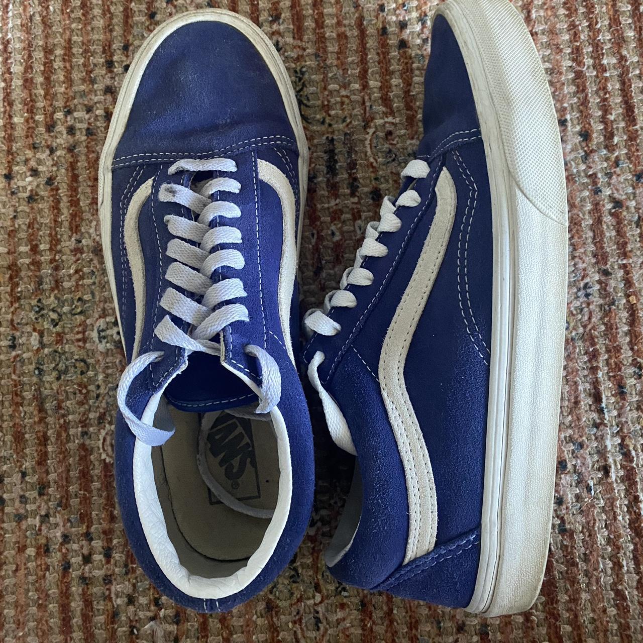 Vans blue sneakers Size US 8 UK 7 Pretty great... - Depop