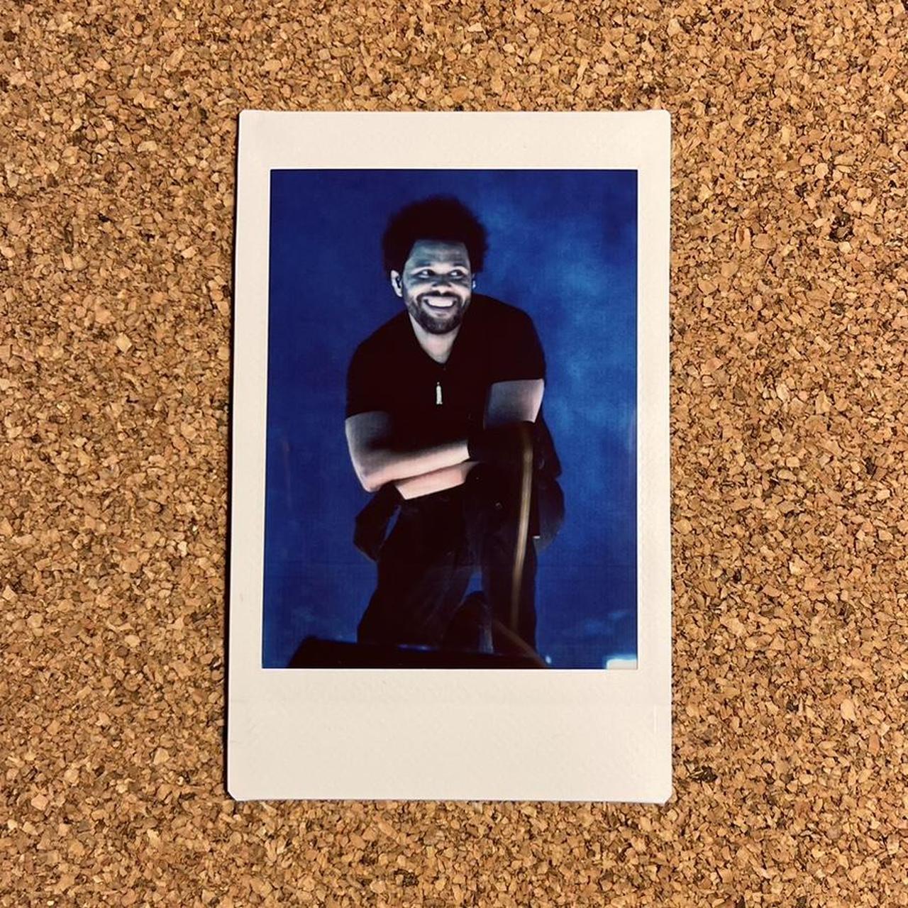 The Weeknd polaroid print! ️‍🔥 (line on picture is a... - Depop