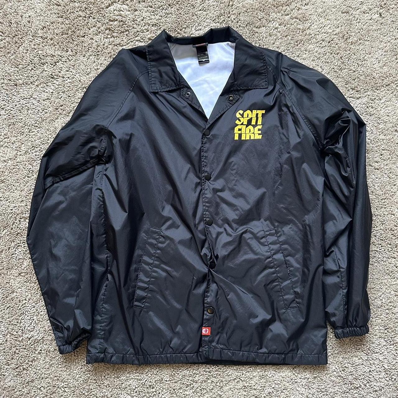 Black Spitfire Coaches Jacket Size M DM For... - Depop