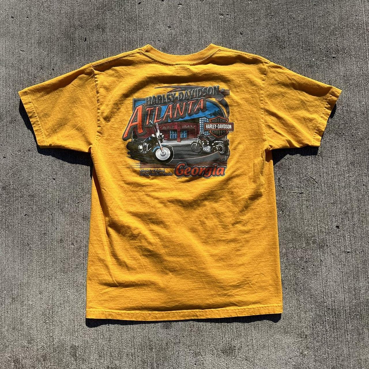 Vintage 00s Harley Davidson Atlanta Georgia Double... - Depop