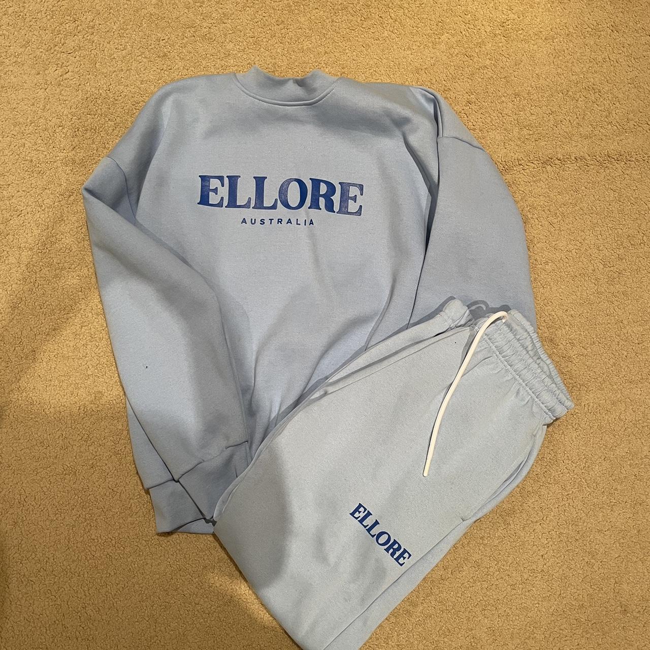 Ellore matching tracksuit set, both XS. jumper worn... - Depop