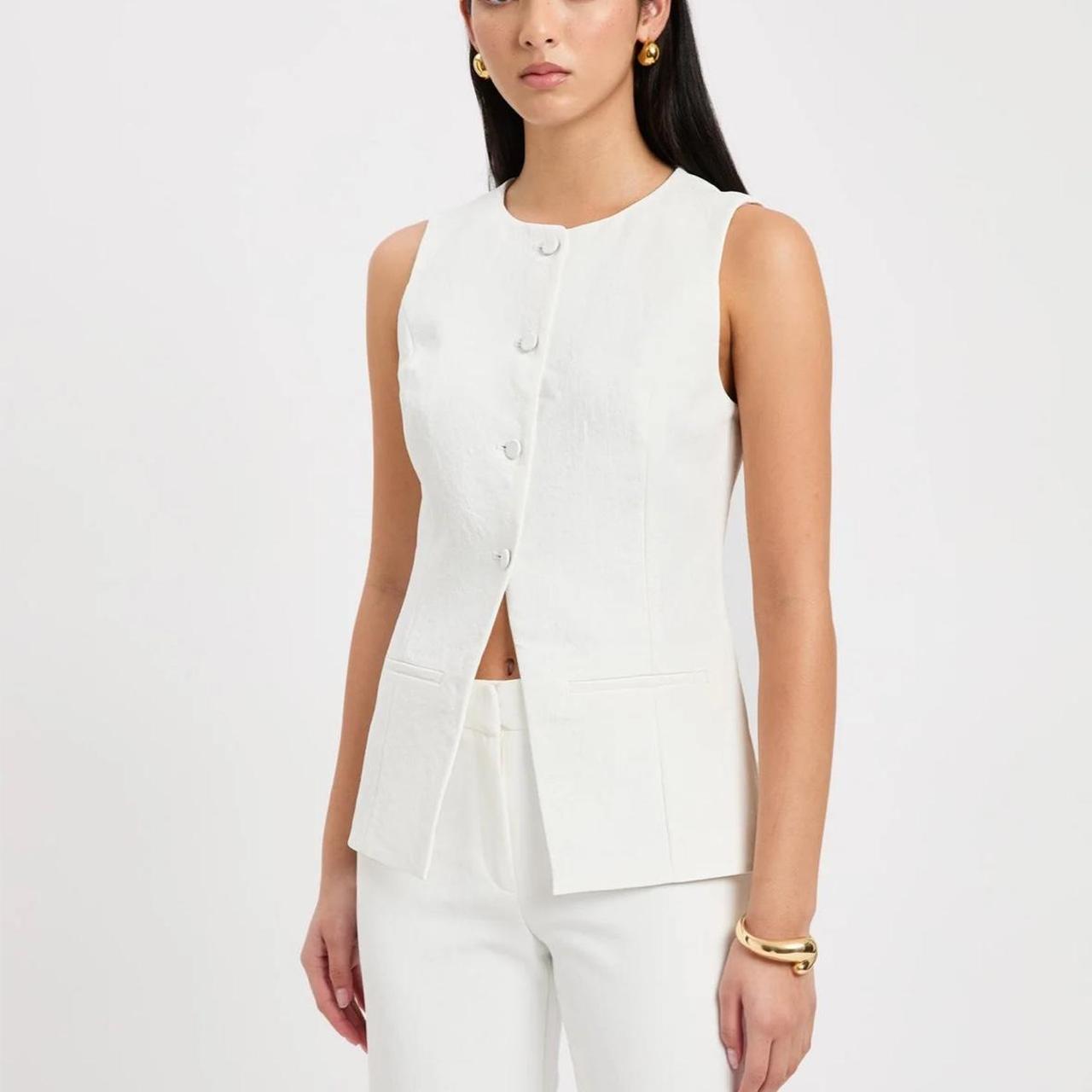 NWT kookai Ariel vest size AU 34 (selling matching... - Depop