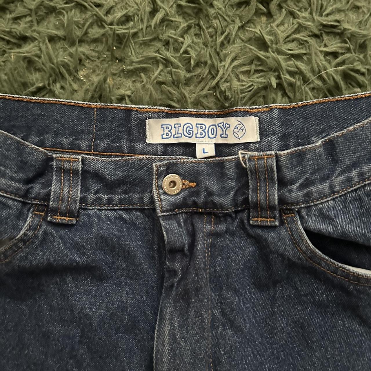 Blue Big Boy polar denim Size L No flaws just... - Depop