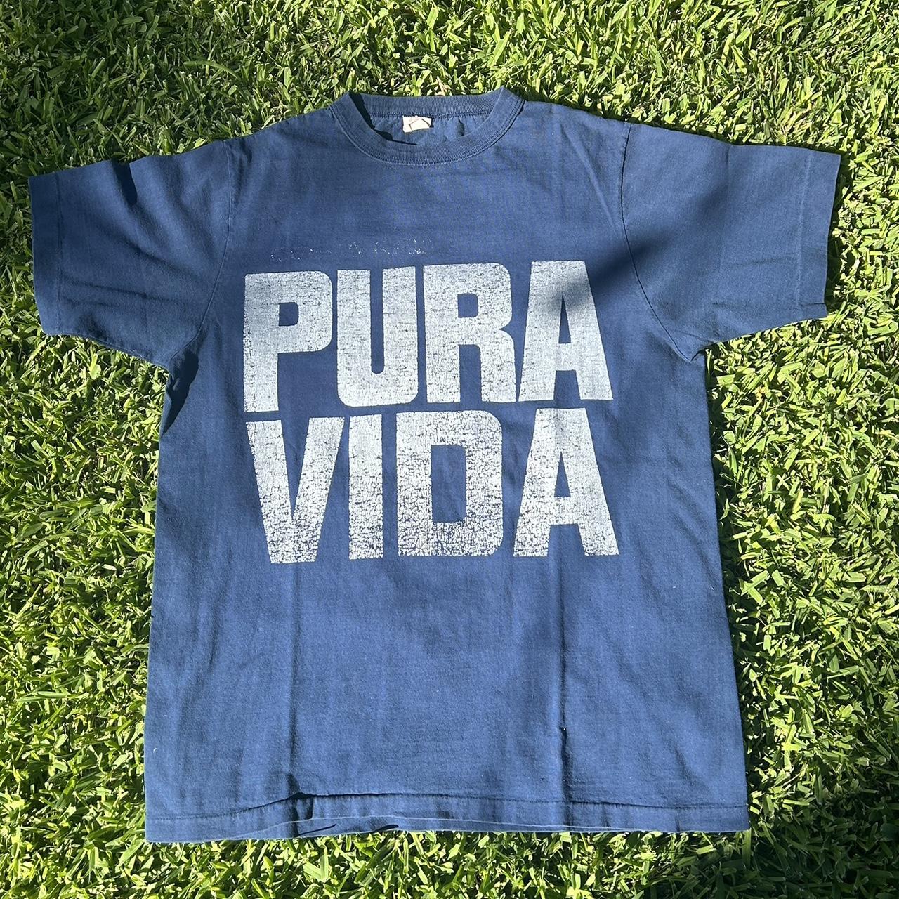 Costa Rica Pura Vida shirt The “Costa Rica” on top... - Depop