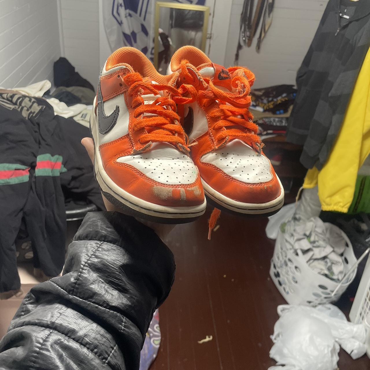 Nike Dunks Used condition Size 5y - Depop