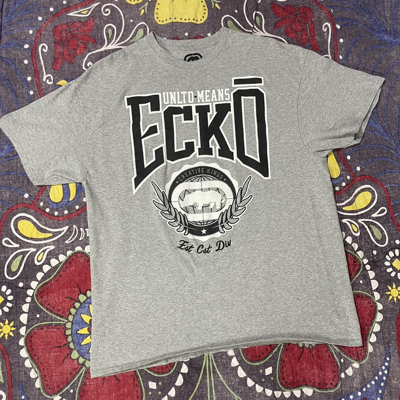 Ecko T shirt Great Condition Size L Large W20... - Depop