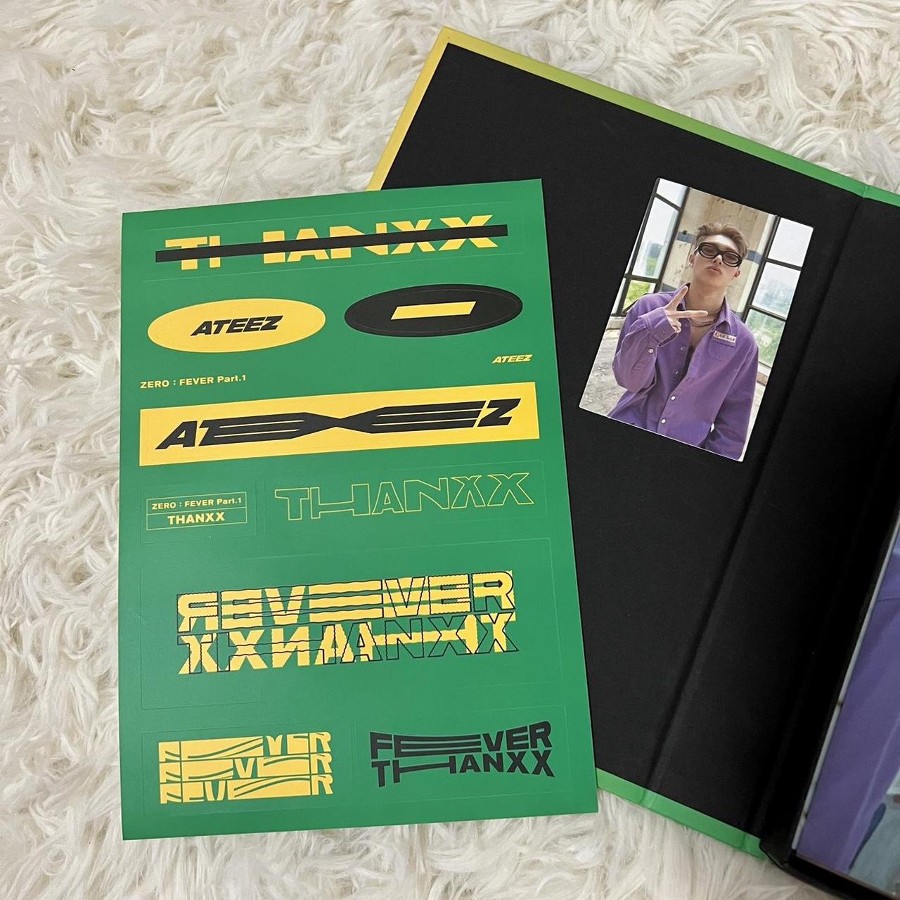 Ateez fever pt 1 album ☆ includes everything but... - Depop