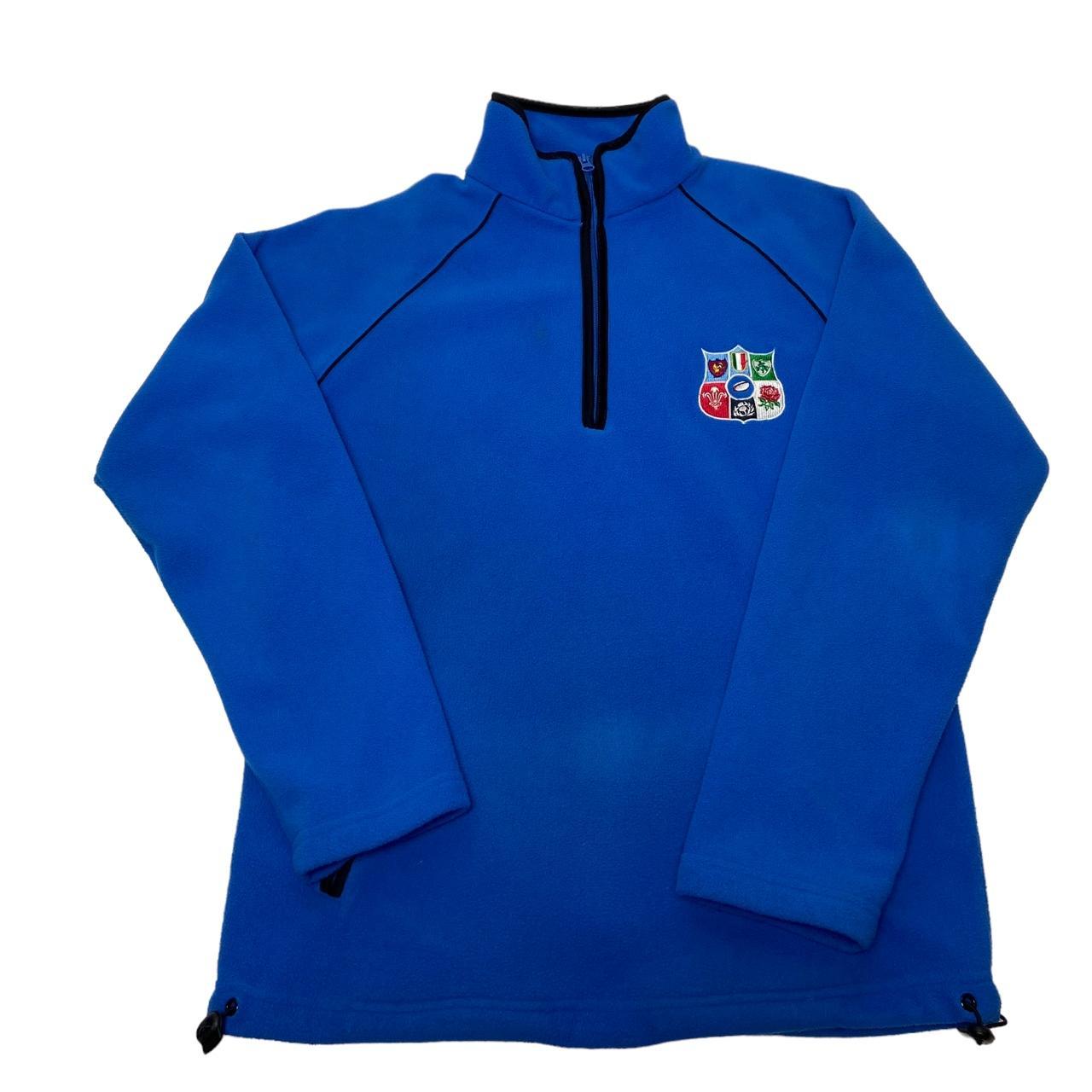 Vintage Six Nations Rugby Fleece 1/4 Zip Good... - Depop