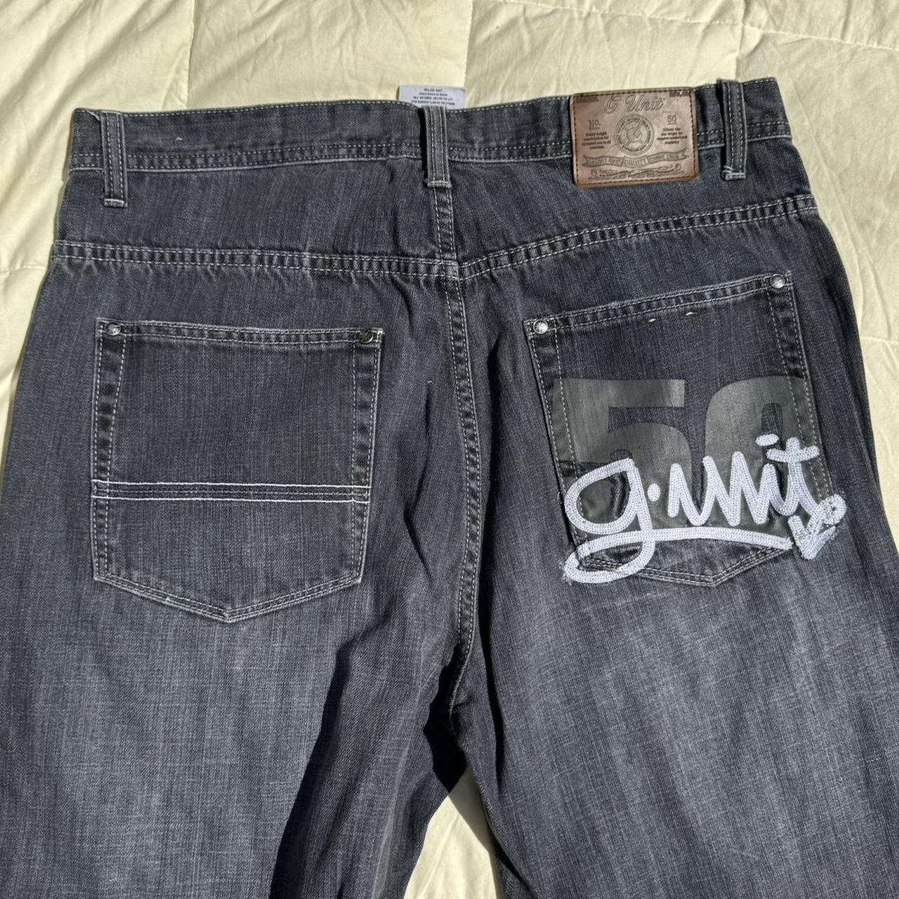 G Unit Baggy Fit Embroidered Denim Jeans Size -... | Depop